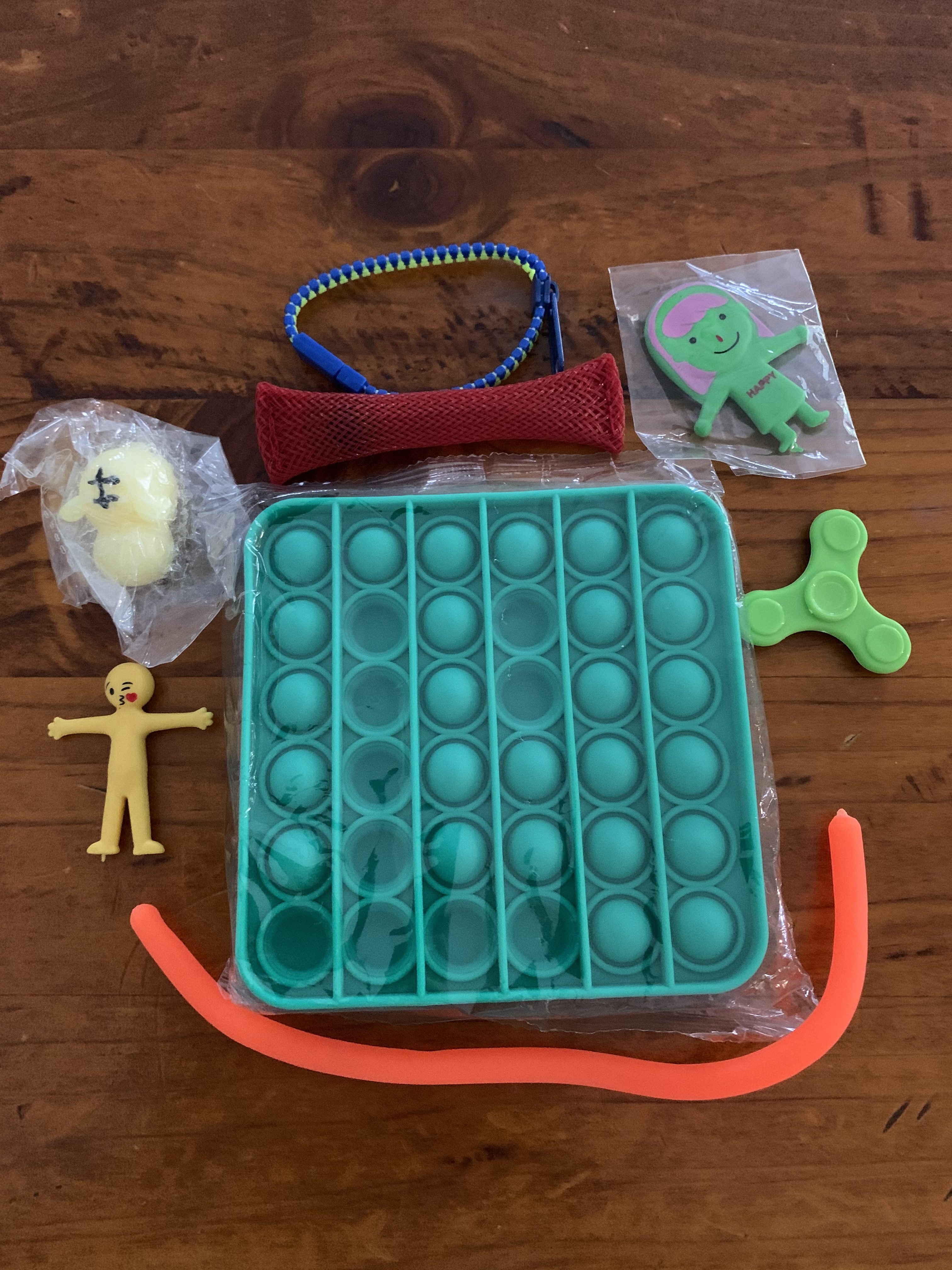 Green square pop it pack – Sunshine Home Support